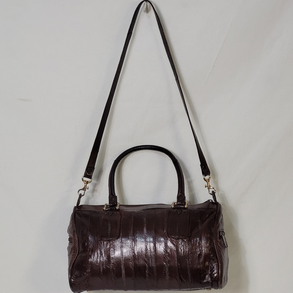 Bags | Genuine Eel Skin Handbag | Poshmark
